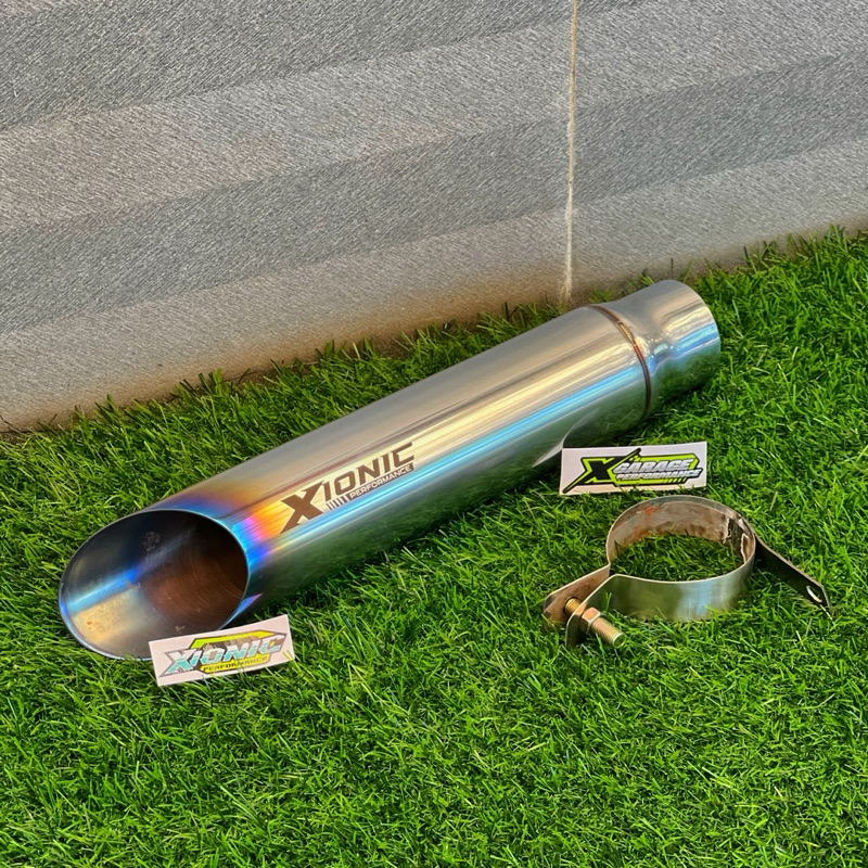 Jual Tailpipe Side Exit Diesel Xionic Titanium sandblasting Innova 2GD ...