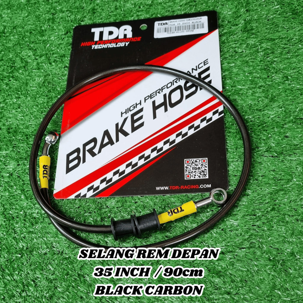 Jual Selang Rem TDR Black Carbon 35 inch 90cm Motor | Shopee Indonesia