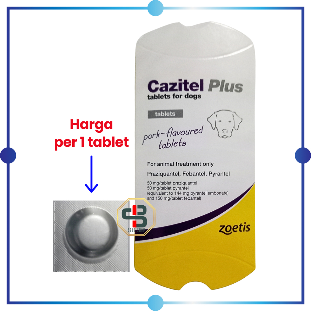 Jual Cazitel Plus for Dog (1 tablet) | Shopee Indonesia