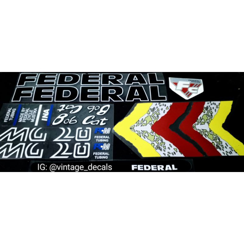 Jual sticker federal BOB CAT bobcat MG20 | Shopee Indonesia