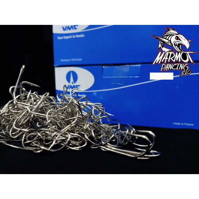 Jual DOUBLE HOOK VMC 9908NI & 9908PS ISI 100PC | Shopee Indonesia