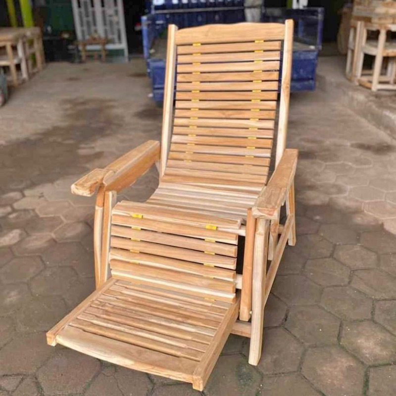 Jual kursi malas kursi males kursi malas kayu jati kursi malas retro ...