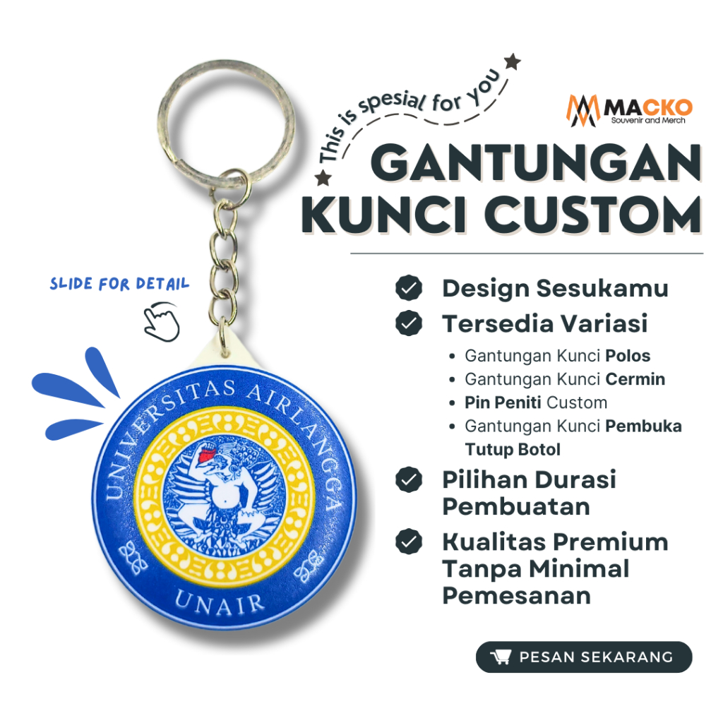 Jual Custom Gantungan Kunci Dan Pin | Design Bebas Untuk Souvenir ...