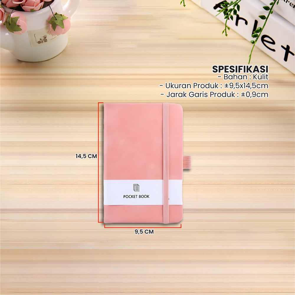 Jual Notebook A6 Portable Mini Pocket Book Buku Catatan Kecil / Buku ...