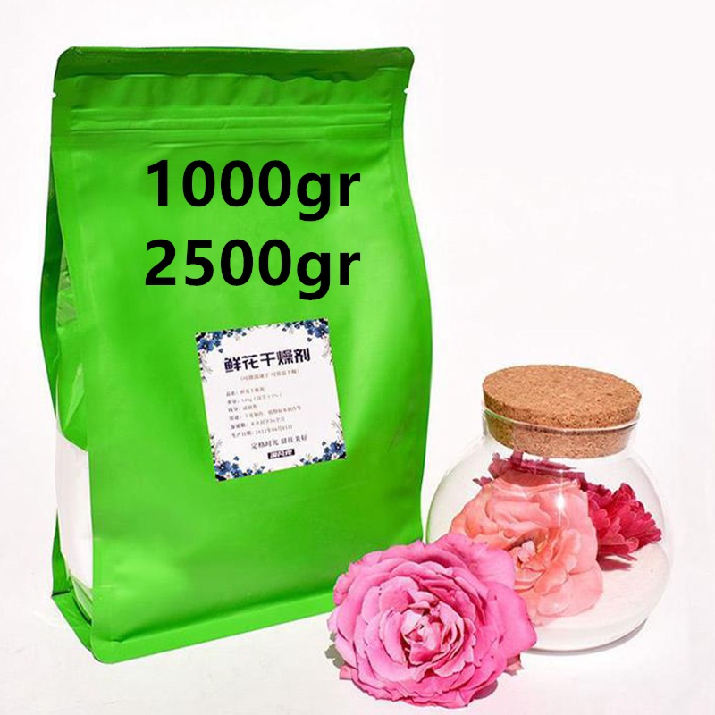 Jual Silica Gel Powder 2500gr 1000gr Pengawet Bunga Segar Untuk Kreasi ...