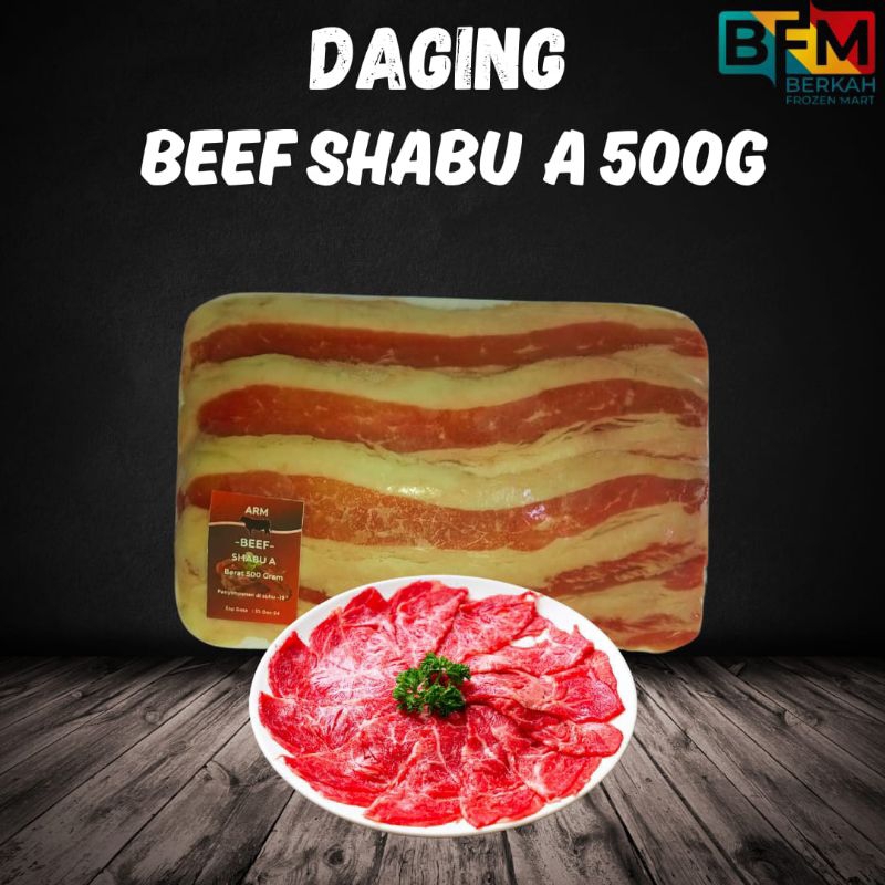 Jual Daging Shabu Beef A 500g/Daging beef lowfat A 500g | Shopee Indonesia