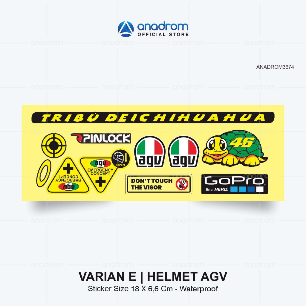 Jual Sticker Set Visor Helm | Sticker Helm Universal | Sticker Visor ...