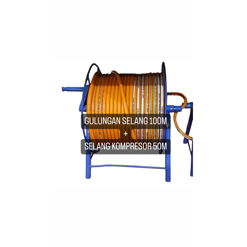 Jual GULUNGAN SELANG 100M + SELANG KOMPRESOR 50M | Shopee Indonesia