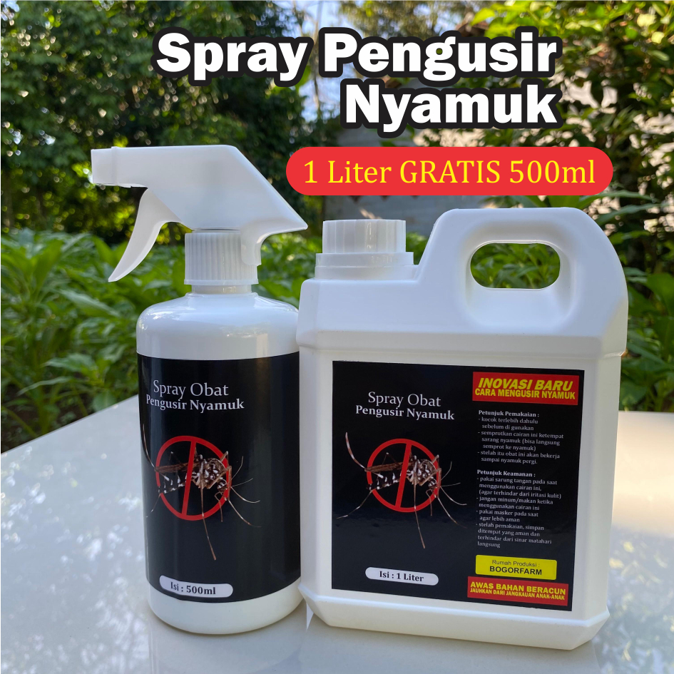 Jual Spray Pengusir Nyamuk | Obat pengusir nyamuk 1 Liter GRATIS 500ml ...