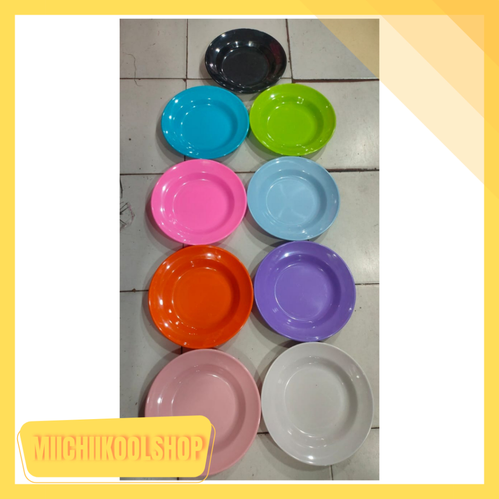 Jual [1 LUSIN] PIRING MELAMIN / PIRING MAKAN / PIRING MAKAN MELAMIN ...