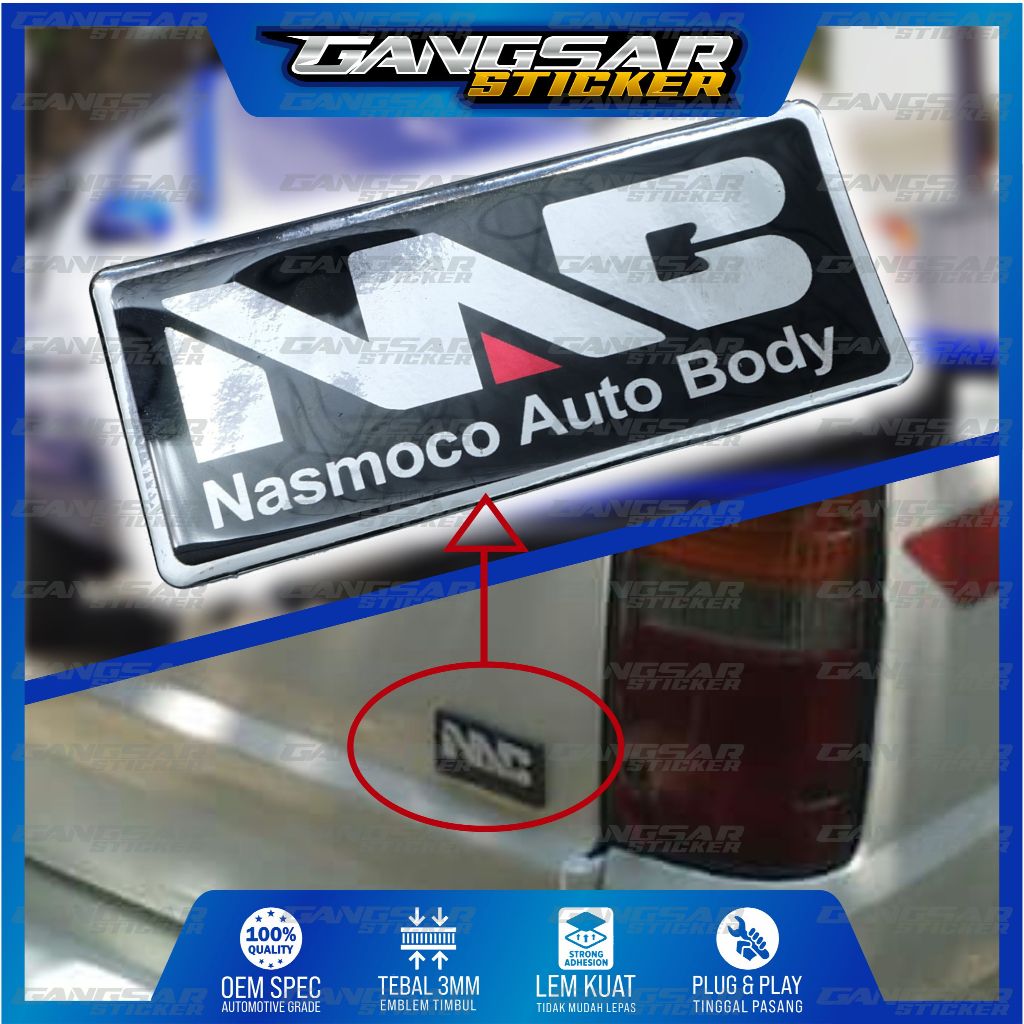 Jual Emblem kijang nasmoco / emblem nasmoco kijang / emblem karoseri ...