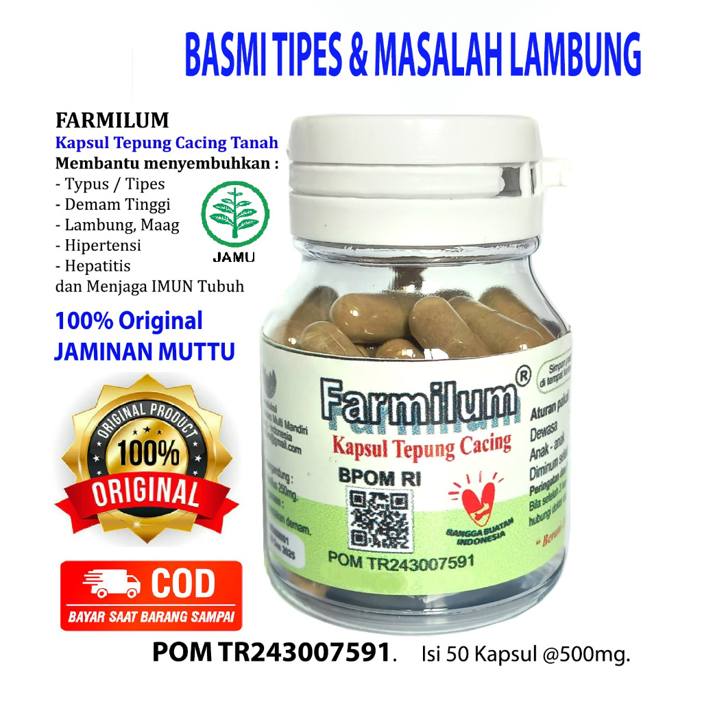 Jual pil kapsul cacing obat tipes,panas demam,maag,asam lambung menjaga ...