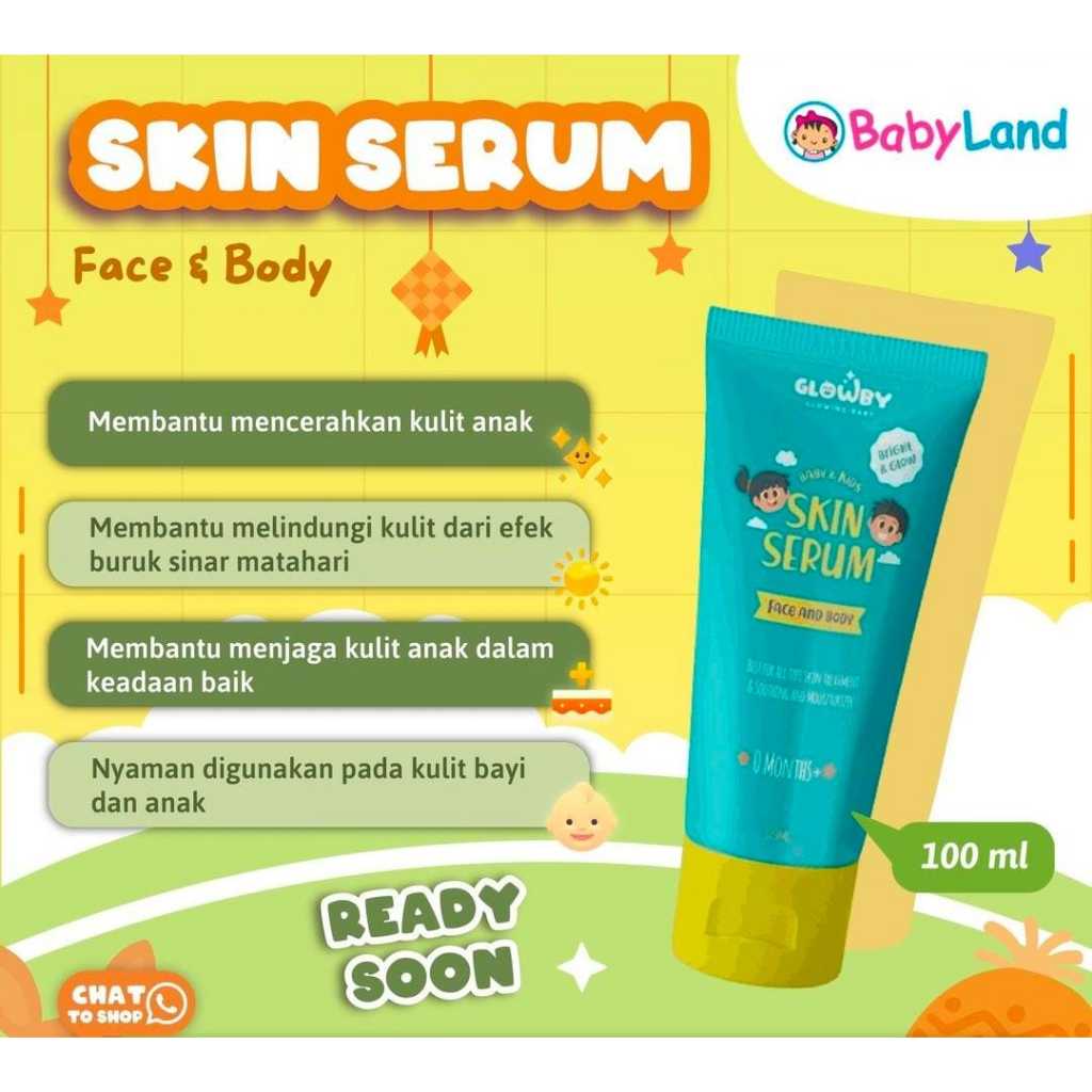 Jual Glowby Skin Serum Lotion Wajah dan Badan Pencerah Kulit Bayi dan ...