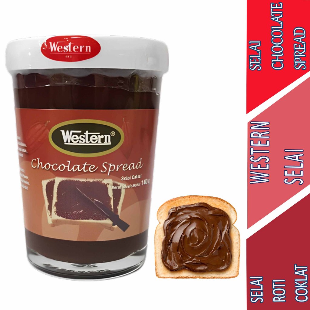 Jual Chocolate Jam Spread - Western - Selai Roti Rasa Cokelat - 140gr ...