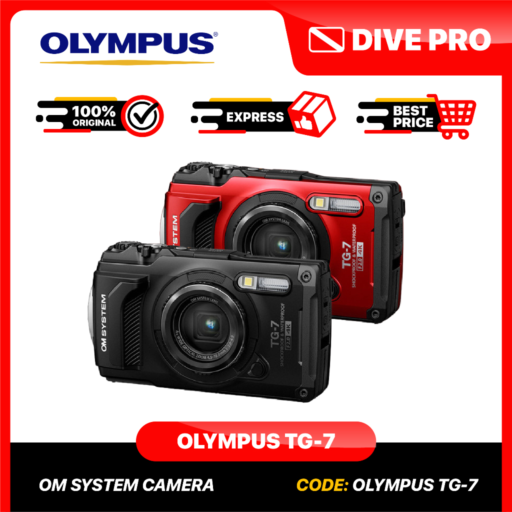 Jual Underwater Camera Olympus Tough TG-7 TG7 Kamera Diving Selam OM System | Shopee Indonesia
