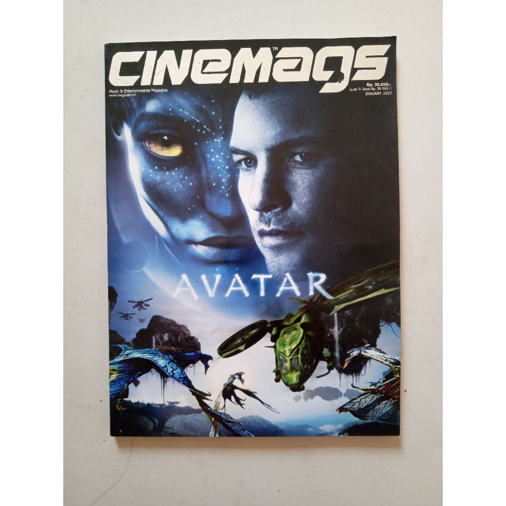 Jual Majalah Cinemags. Januari 2010. Cover Avatar | Shopee Indonesia