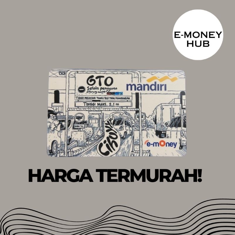 Jual Emoney Mandiri eToll kartun Limited Edition GTO | Shopee Indonesia