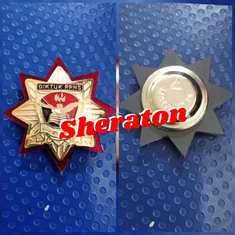 Jual pin diktuk PPNS mika merah -magnet | Shopee Indonesia