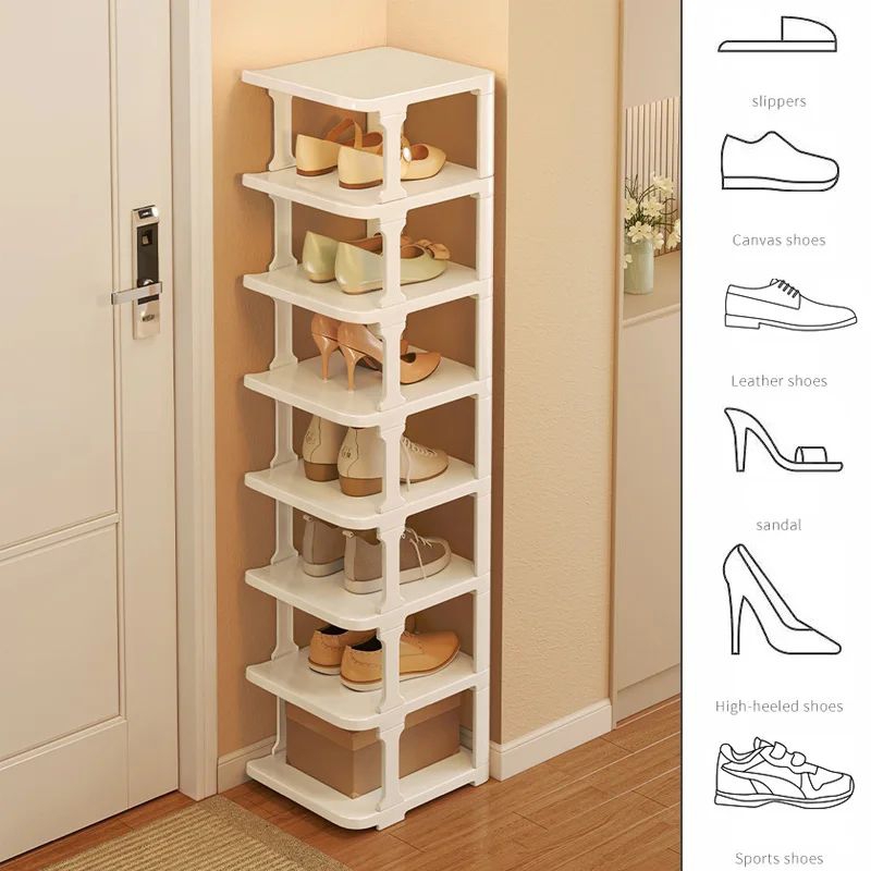 Jual Shoe Rack - Rak Sepatu Sandal Susun 8 Aesthetic Storage Organizer ...