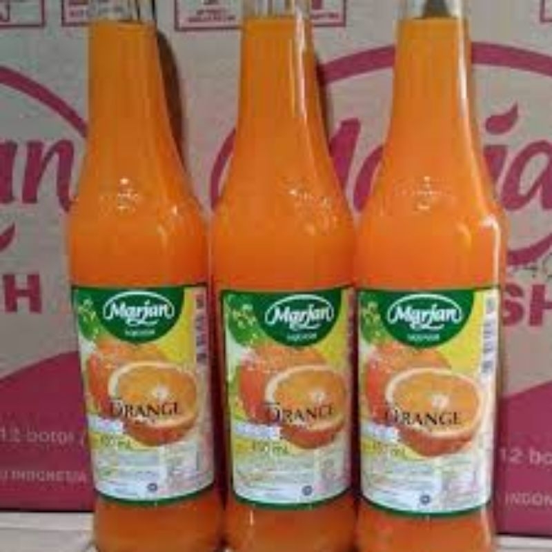 Jual MARJAN SQUASH ORANGE / MARJAN SQUASH JERUK 450 ML | Shopee Indonesia