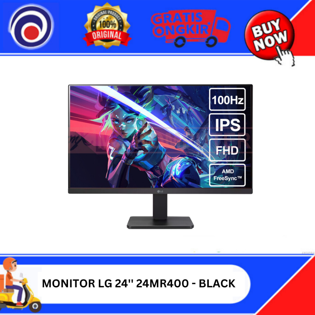 Jual MONITOR LG 24'' 24MR400 - BLACK | Shopee Indonesia