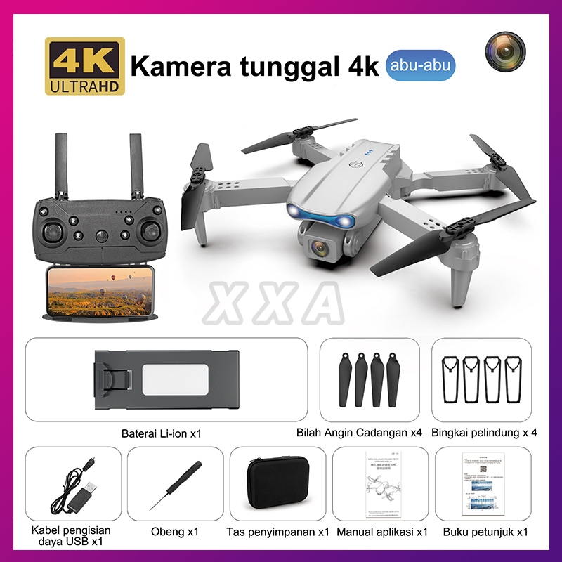 Jual Mainan drone E99, kamera kendali jarak jauh 4k piksel, mainan ...