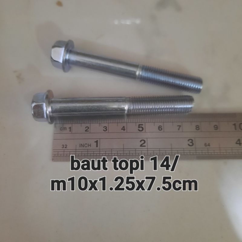 Jual baut topi 14. 7.5cm | Shopee Indonesia
