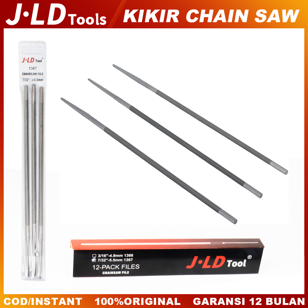Jual JLD Kikir Chain saw 4.8-5.5X200mm Kikir file rantai chainsaw Kikir ...