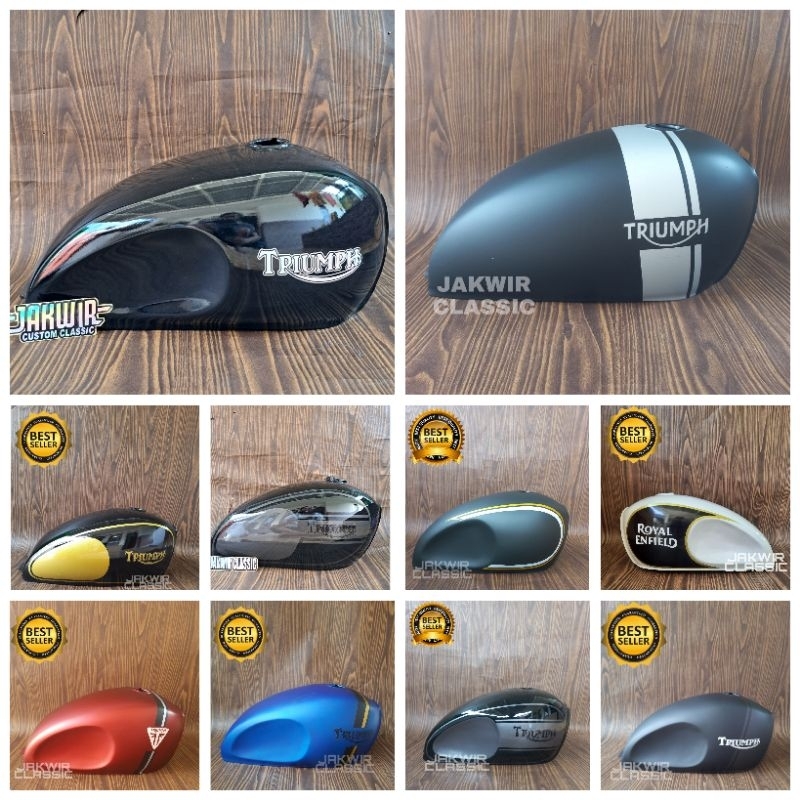 Jual Tangki custom japstyle Triumph bober bratstyle caferacer Scrambler ...