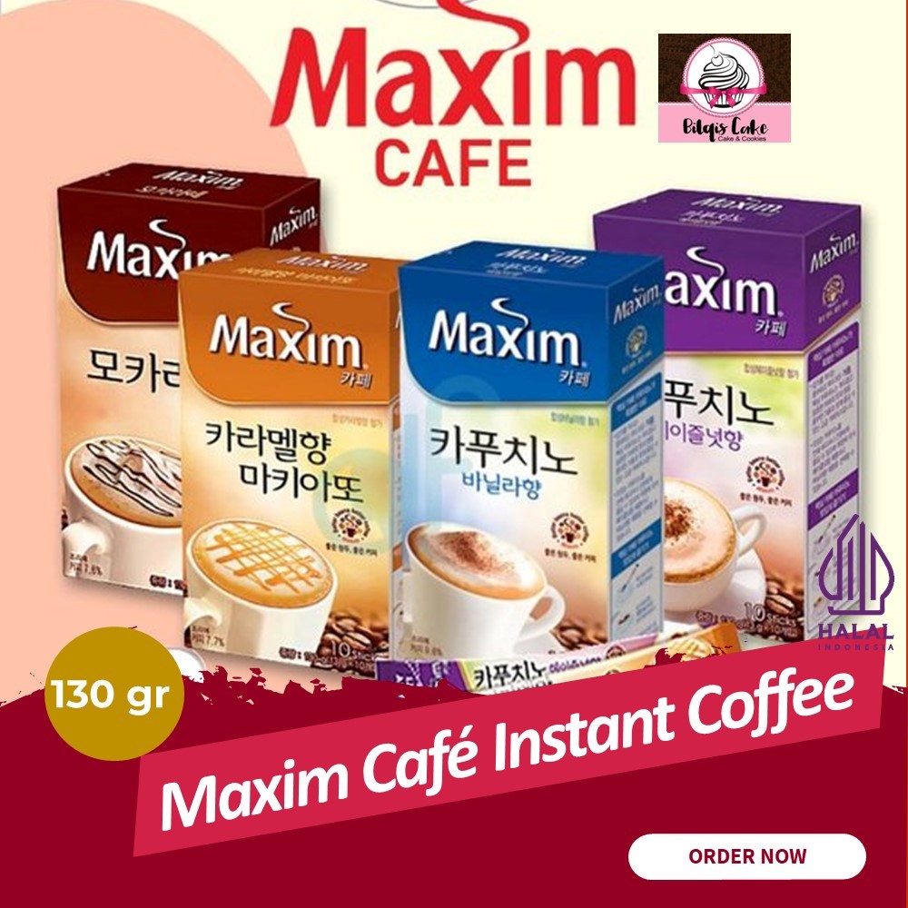 Jual Maxim Cafe Instant Coffee/COFFEE INSTANT IMPORT KOREA (10 Sachet ...