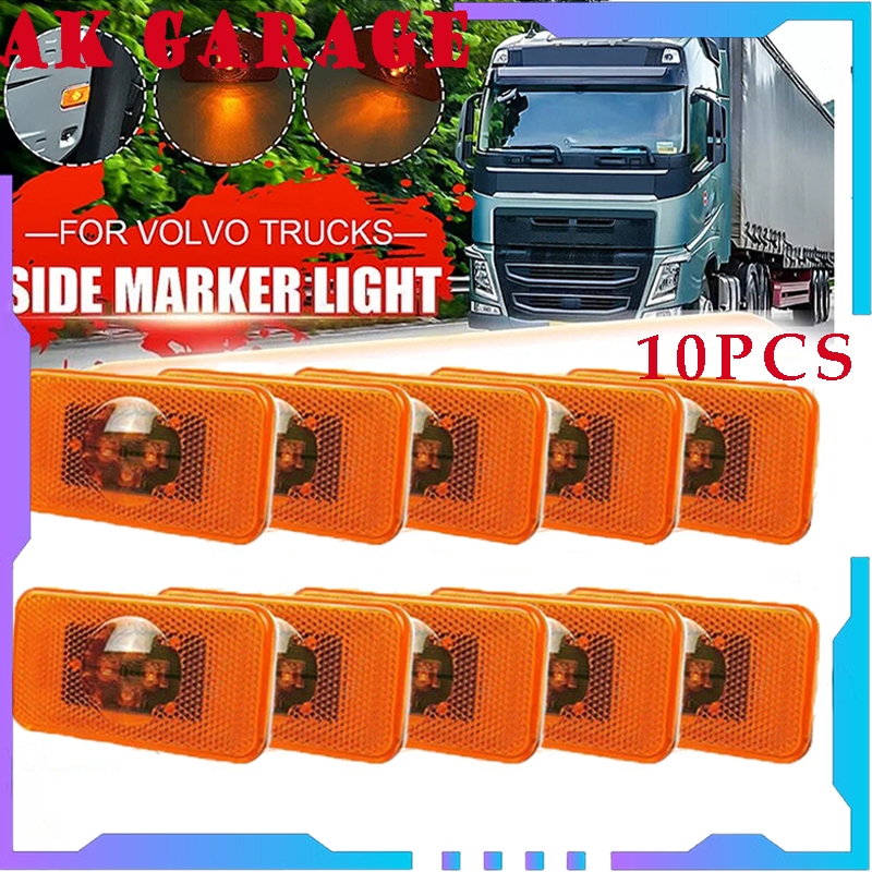 Jual 10pcs Lampu Sein Samping Truk LED Lampu Variasi Truk Lampu Volvo Lampu Truk Lampu Led ...