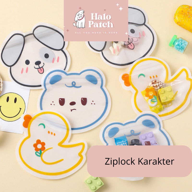 Jual HALO PATCH - PLASTIK ZIPLOCK KARAKTER | FANCY PLASTIK KLIP ...