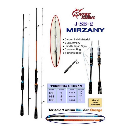 Jual Joran Carbon Solid Japan Style Kobe Mirzany Murah Berkualitas ...