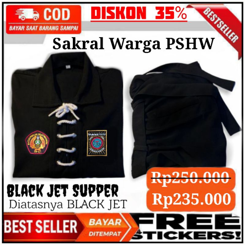 Jual Pshw - Sakral Warga PSHW BLACK-JET/Jet black Supper Original ...