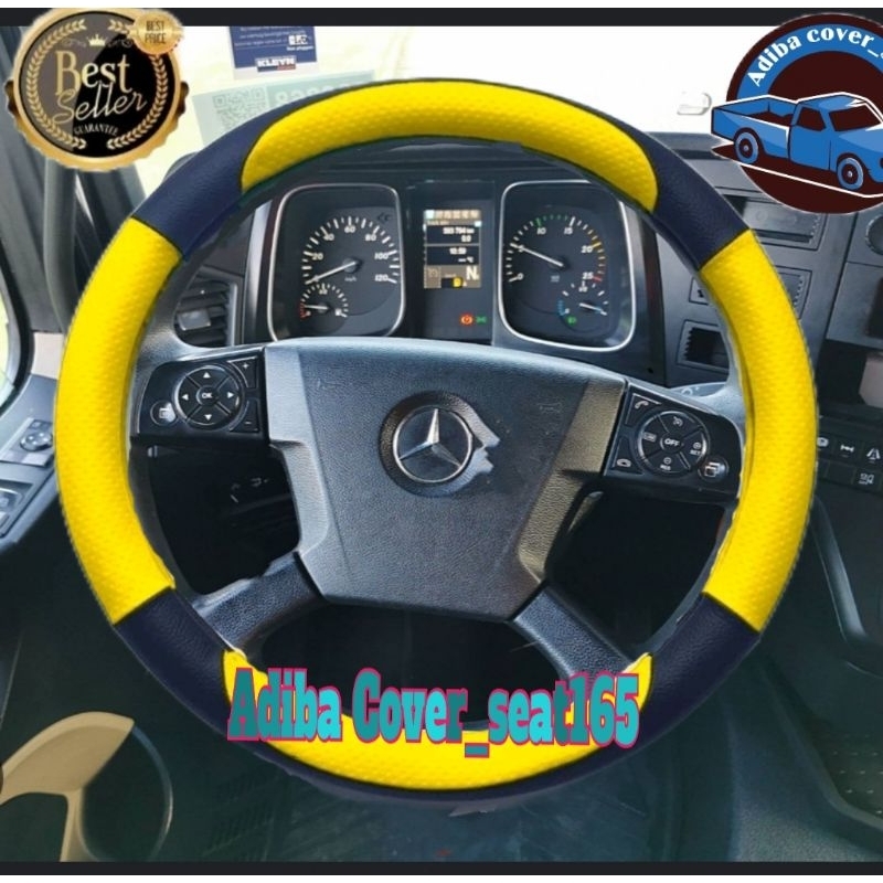 Jual sarung stir truk mercedes benz/cover stir mobil bus mercy/variasi ...