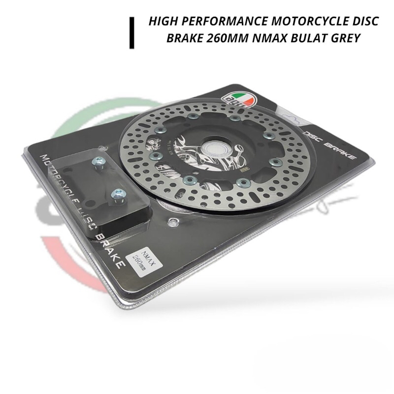 Jual PIRINGAN CAKRAM DISC BRAKE DEPAN 260MM MODEL BULAT KTC FLOATING FREE BREKET PNP YAMAHA NMAX ...