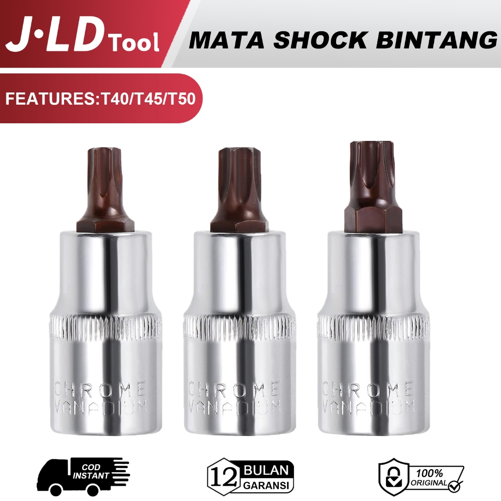 Jual JLD 1/2 Mata Kunci Shock Bintang T25 T27 T30 T35 T40 T45 T50 T52 ...