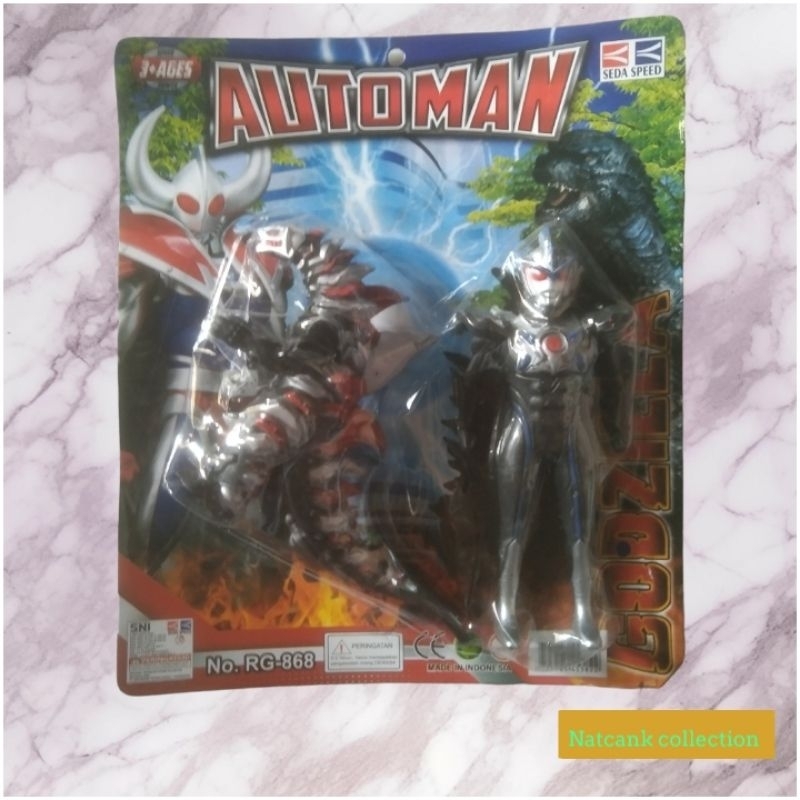 Jual MAINAN ROBOT AUTOMAN SET PLUS MONSTER | Shopee Indonesia