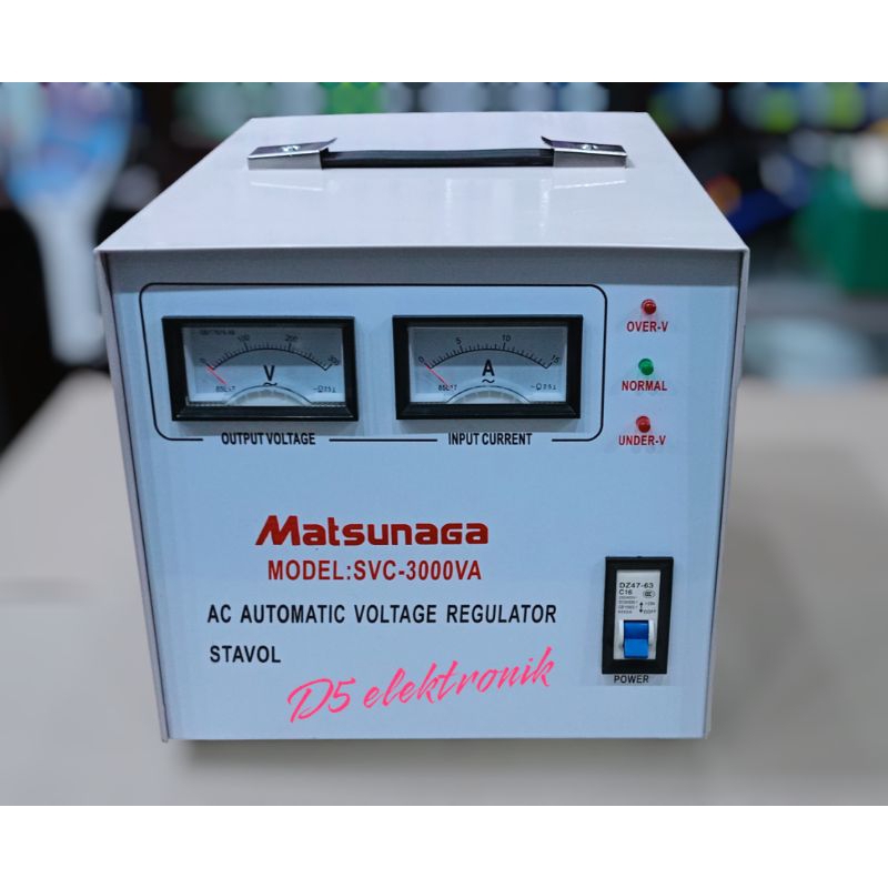 Jual stavol stabilizer otomatis Matsunaga 3000 watt (Best seller ...
