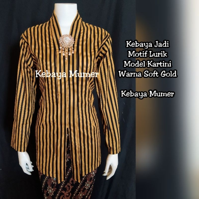 Jual Kebaya Lurik. Kebaya Kartini. Kebaya Jadi. Kebaya Lurik Jadi. Kebaya Lurik. Baju Adat Jawa ...