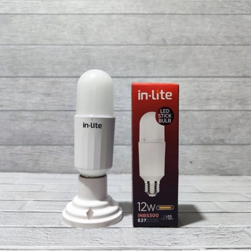 Jual INLITE LAMPU LED STICK 12 WATT INBS300 IN LITE PUTIH CDL 6500K ...
