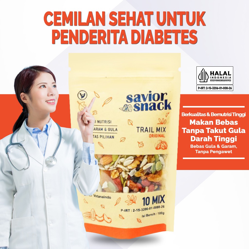 Jual Snack Diabetes - Cemilan Untuk Diabet - Trail Mix Superfood ...