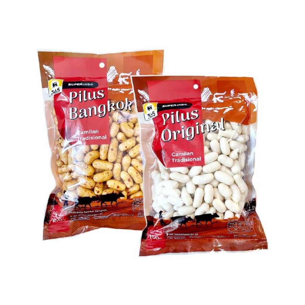 Jual 365 SNACK PILUS ORIGINAL/BANGKOK 150 GRAM PER PACK | Shopee Indonesia