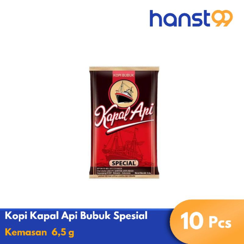 Jual Kopi Kapal Api Special Mini 6,5g tanpa gula 1 renceng 10 sachet | Shopee Indonesia