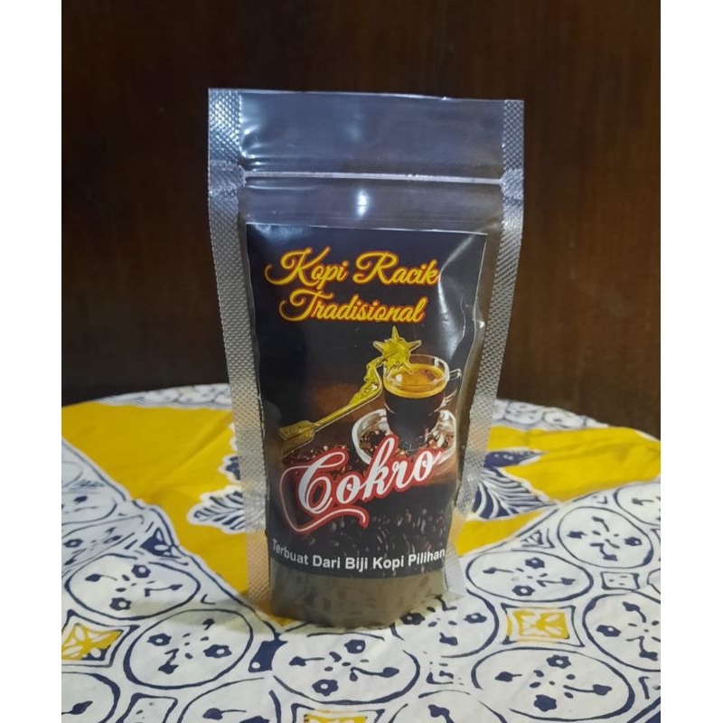 Jual KOPI RACIK TRADISIONAL COKRO 100 gram // kopi sangrai // kopi ...