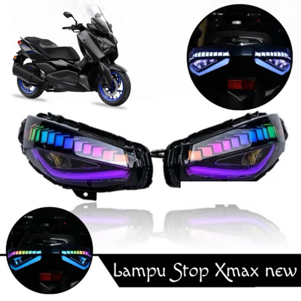 Jual LAMPU STOP XMAX NEW TAIL LIGHT CONNECT APP 2022-2024 STOPLAMP NEW ...