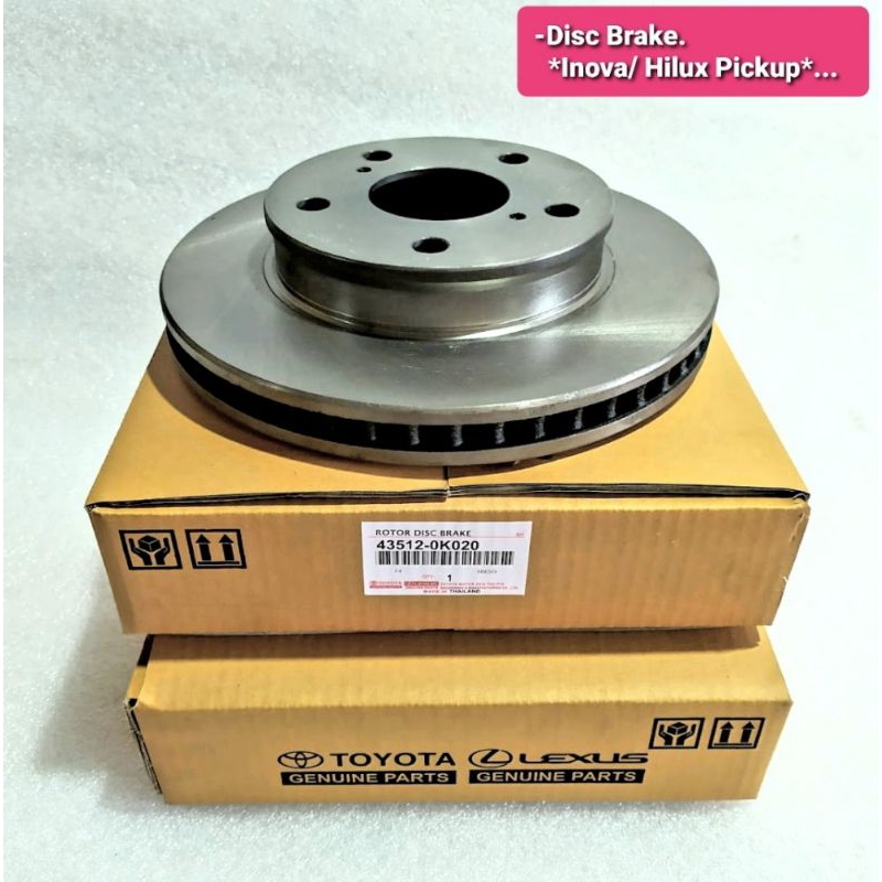 Jual Disc Brake Piringan Cakram Innova/Hilux Pickup 2004-2015 Original ...