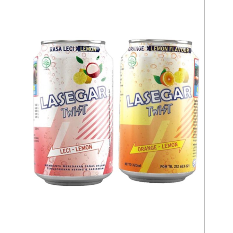 Jual LASEGAR Twist Minuman Penyegar Leci/Jeruk Lemon 320 ml | Shopee Indonesia