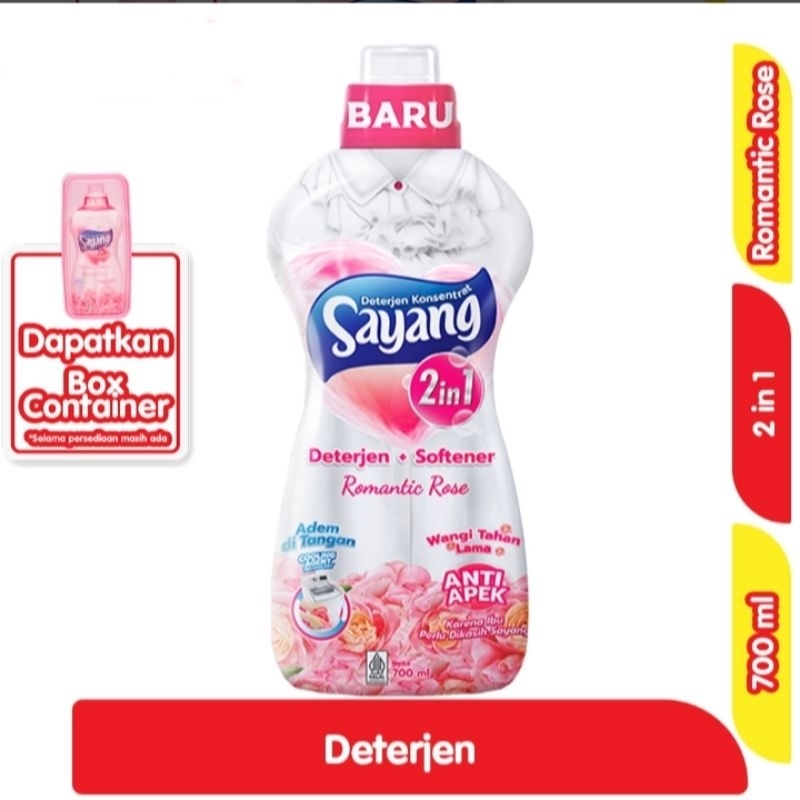 Jual Deterjen Sayang 700 ml Free Box | Shopee Indonesia