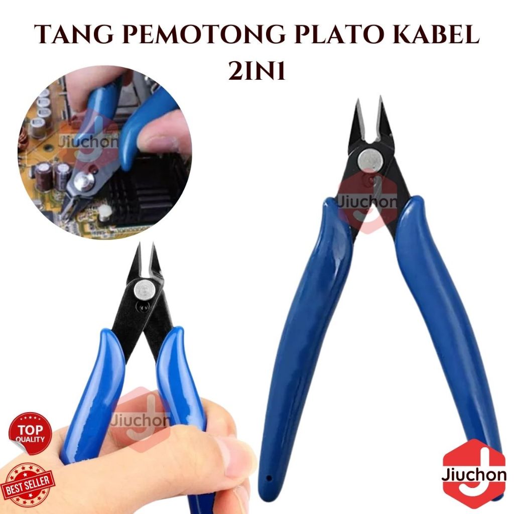 Jual JIUCHON TANG POTONG PLATO / TANG POTONG KAWAT KABEL / TANG ...